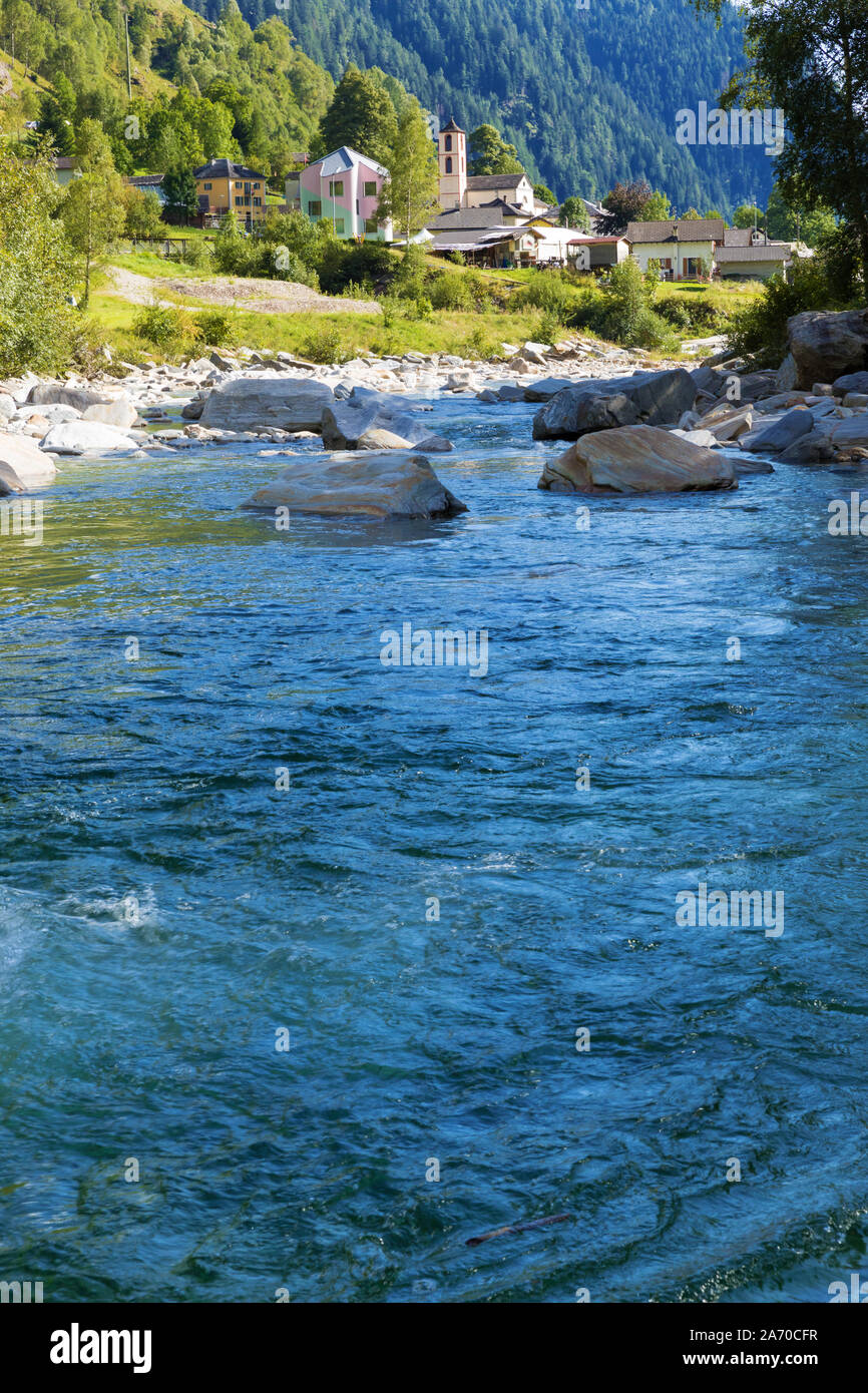 Moesa river in moesa hi-res stock photography and images - Alamy