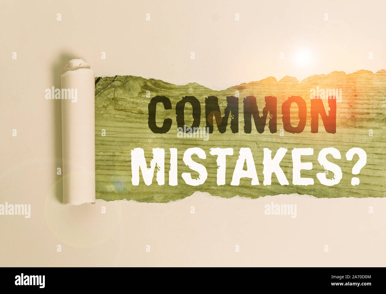 Writing note showing Common Mistakes question. Business concept for ...