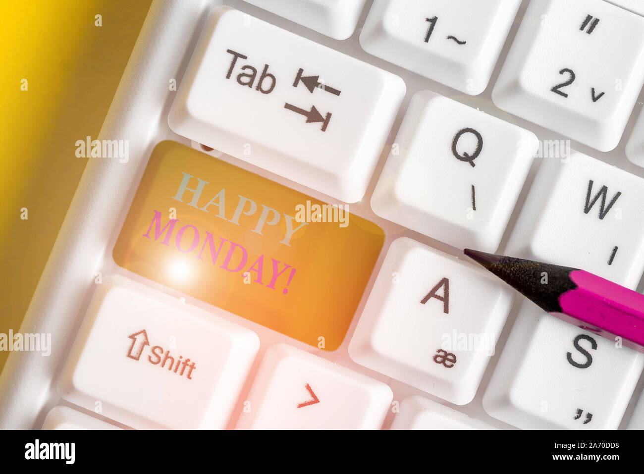 Conceptual hand writing showing Happy Monday. Concept meaning telling ...