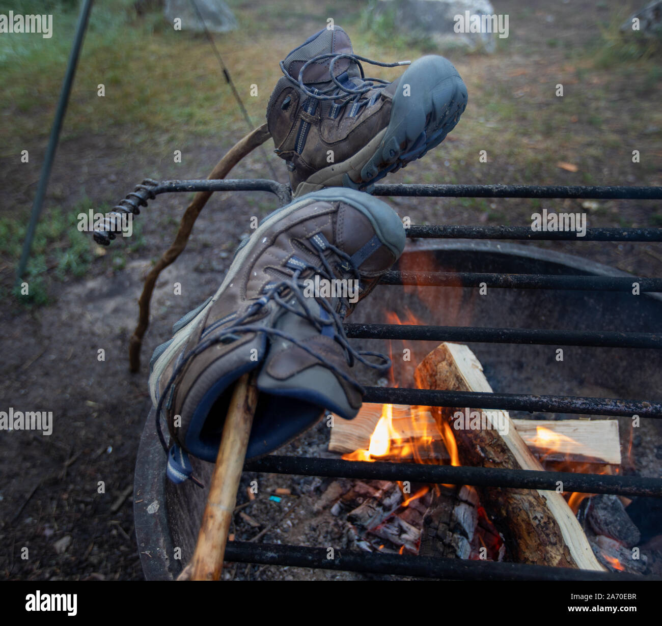 Wet hiking hi-res stock photography and images - Alamy