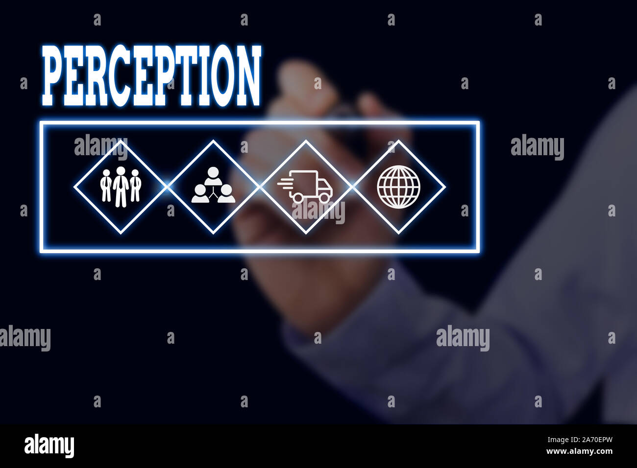 Handwriting text Perception. Conceptual photo individuals organize and ...