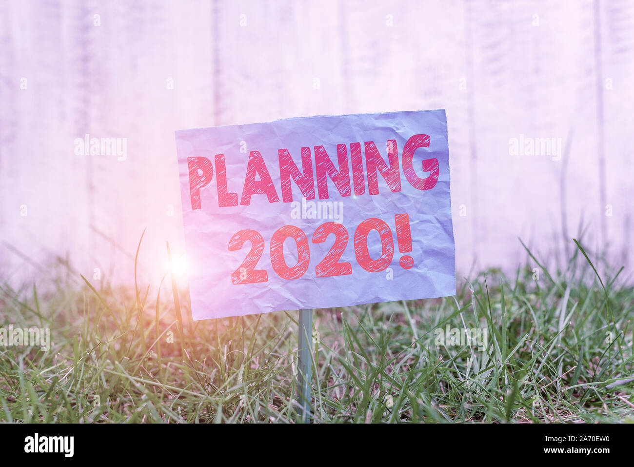 Text sign showing Planning 2020. Business photo showcasing process of ... Text sign showing Planning 2020. Business photo showcasing process of ...