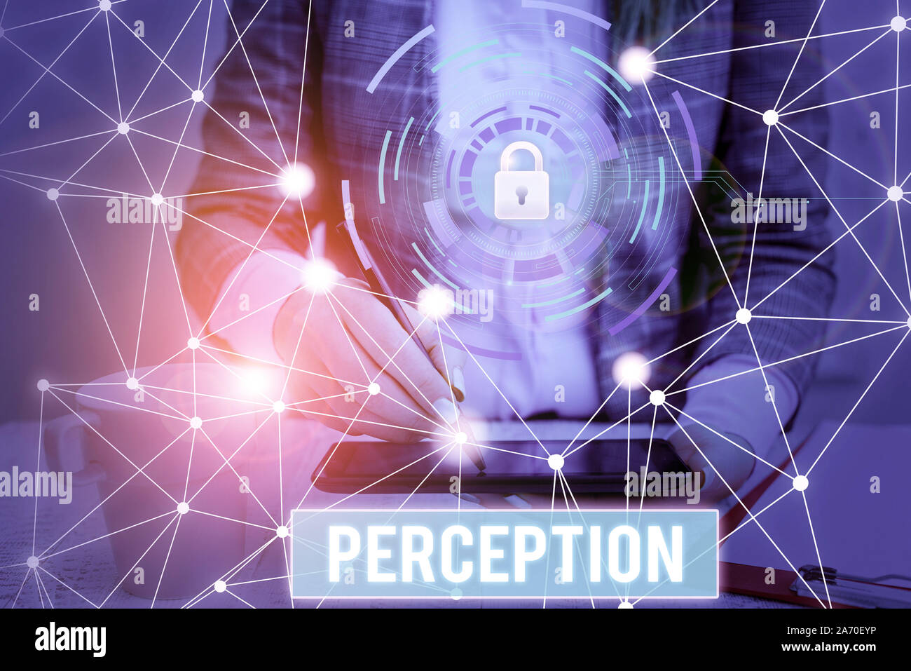 Writing note showing Perception. Business concept for individuals ...