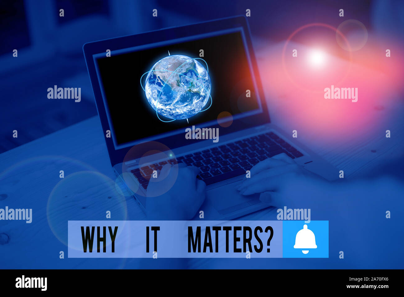 Writing note showing Why It Matters Question. Business concept for most ...