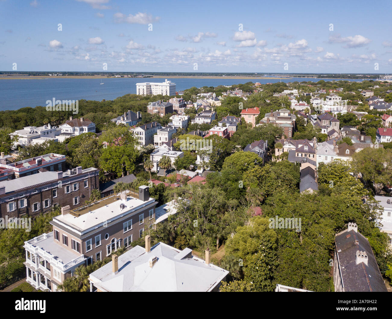 Aerial view charleston south carolina hi-res stock photography and ...