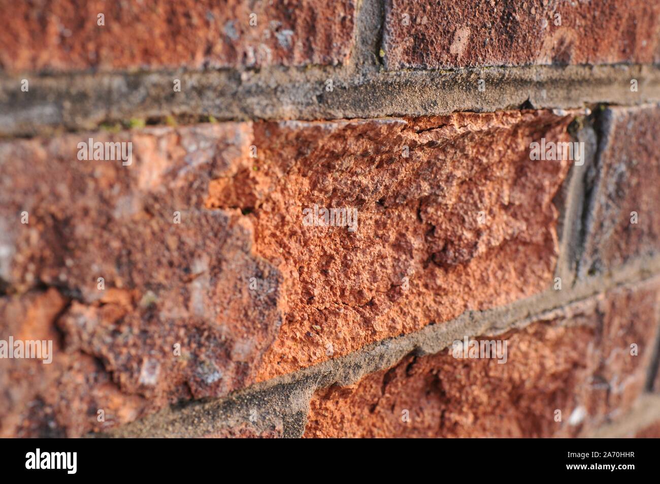 Old Weathered Red Brick Wall Stock Photo - Alamy