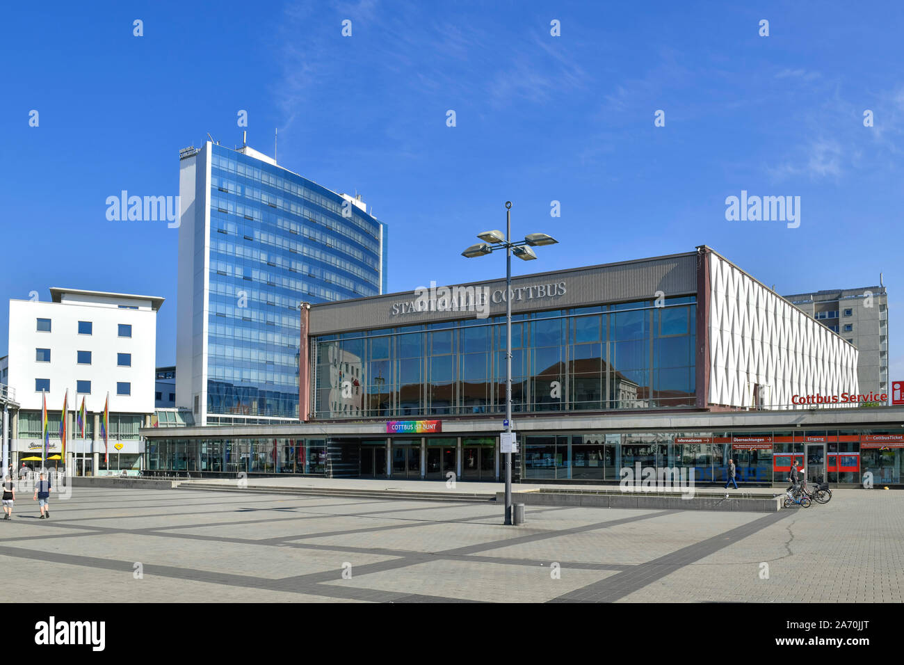 Stadthalle Cottbus, Berliner Platz, Cottbus, Brandenburg, Deutschland ...