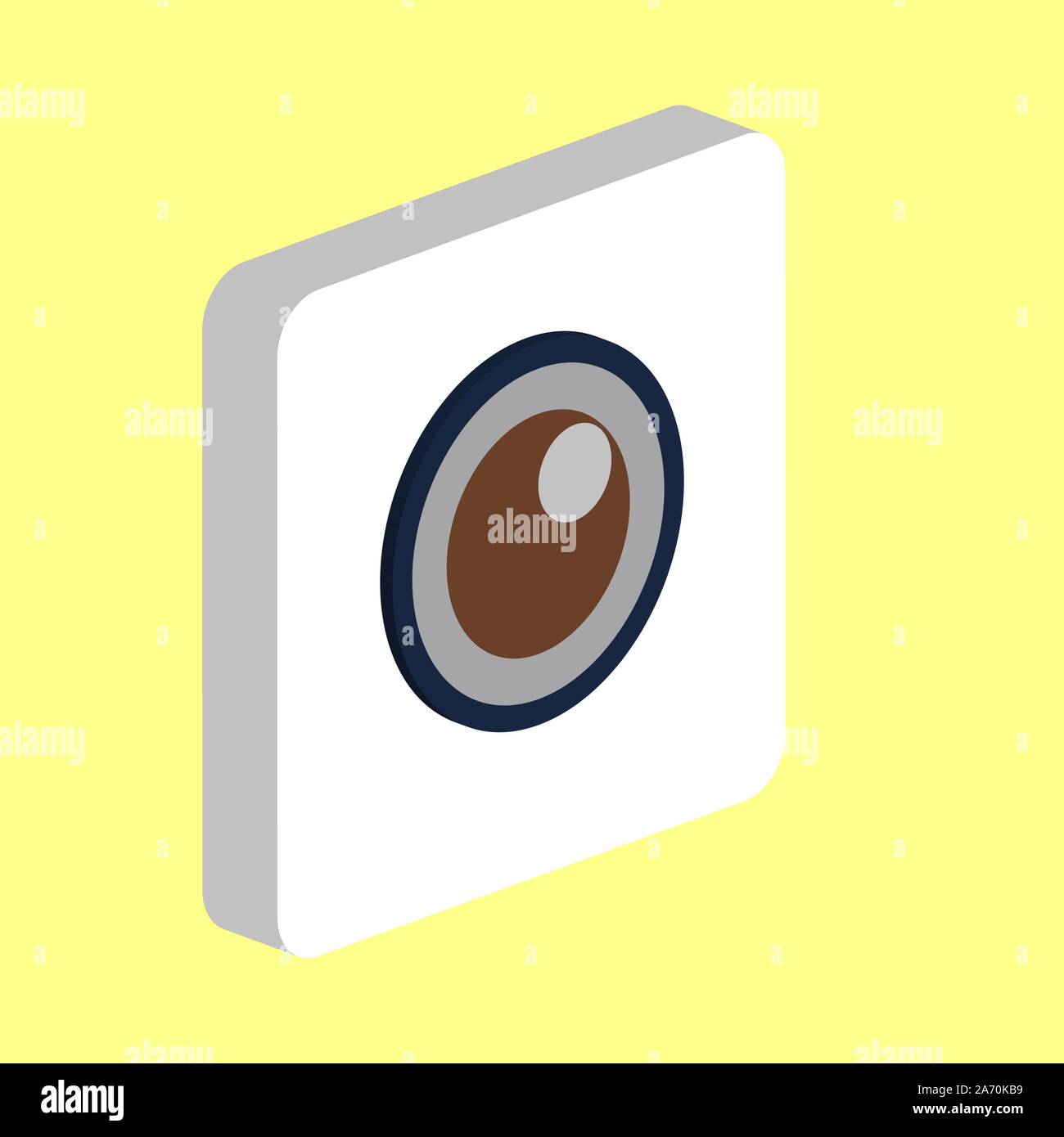 Eye, Pupil Simple vector icon. Illustration symbol design template for ...