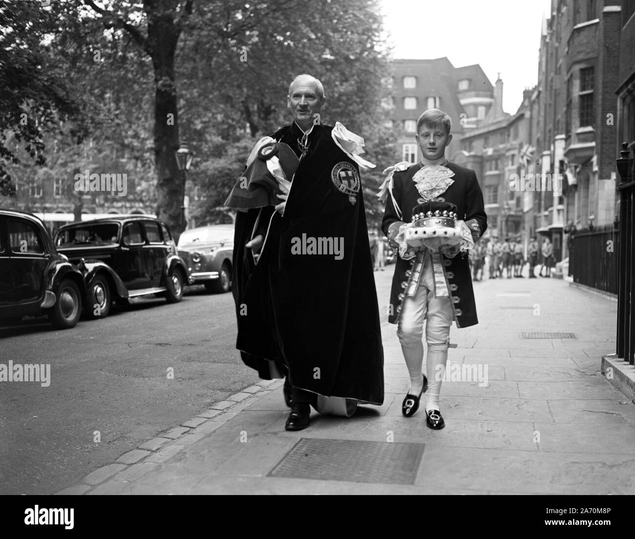 Field-Marshal Viscount Montgomery and his page, Nicholas Wright ...