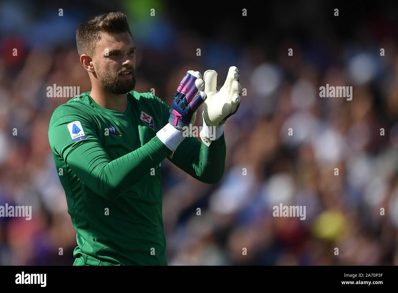 Bartlomiej Dragowski of Fiorentina Firenze 14-9-2019 Stadio Artemio ...