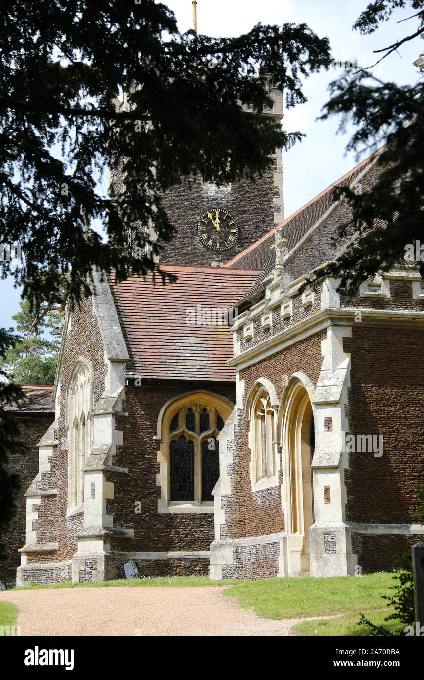 St Mary Magdalene Church Sandringham High Resolution Stock Photography ...