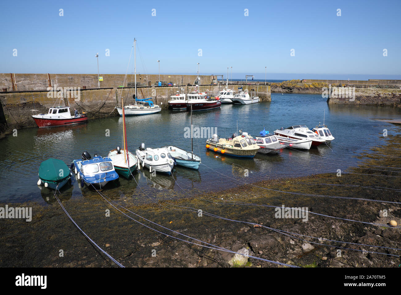 St Abbs, fishing village on Berwickshire coast Scotland Stock Photo - Alamy
