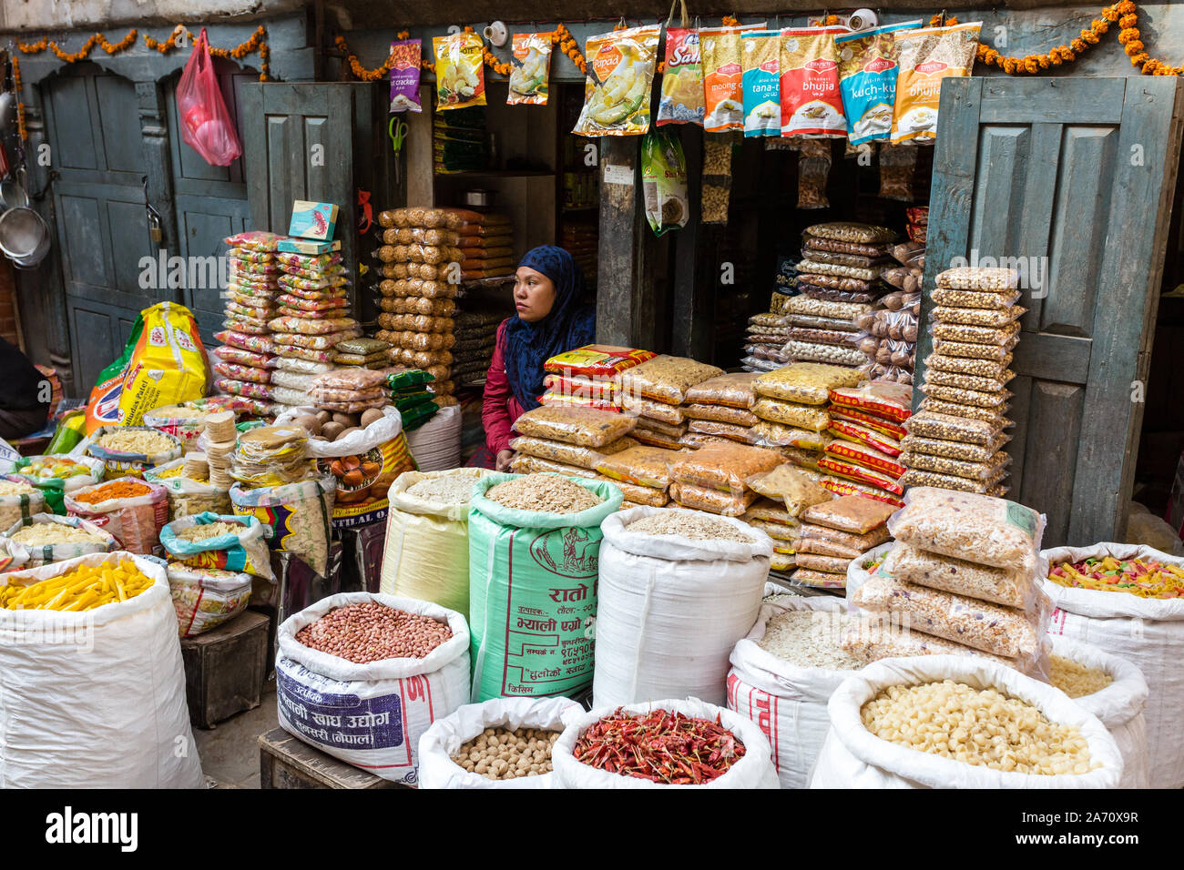 Nepal Marketplace Food High Resolution Stock Photography and Images - Alamy