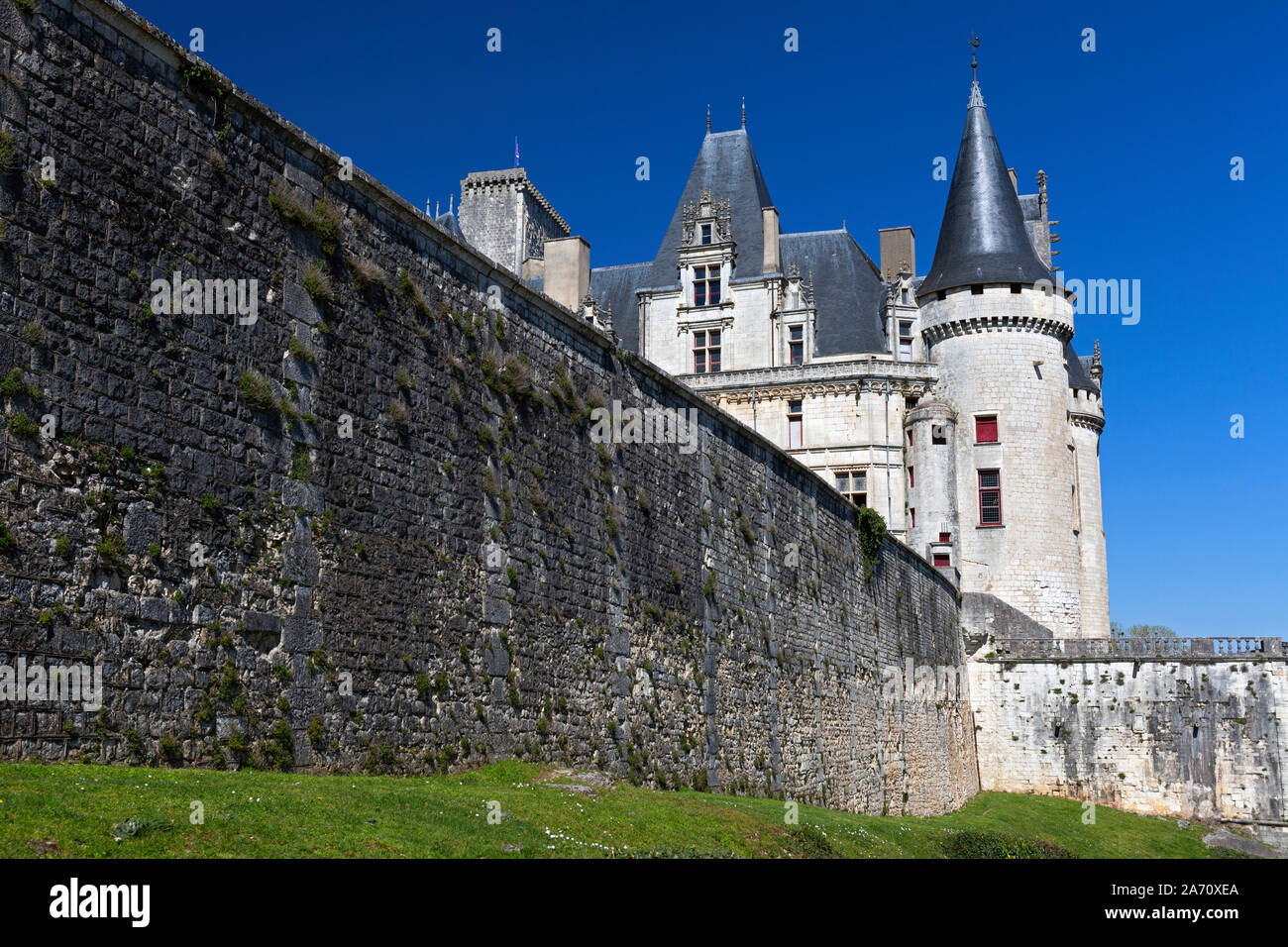 Europe, France, Nouvelle-Aquitaine, Chateau de la Rochefoucauld Stock ...