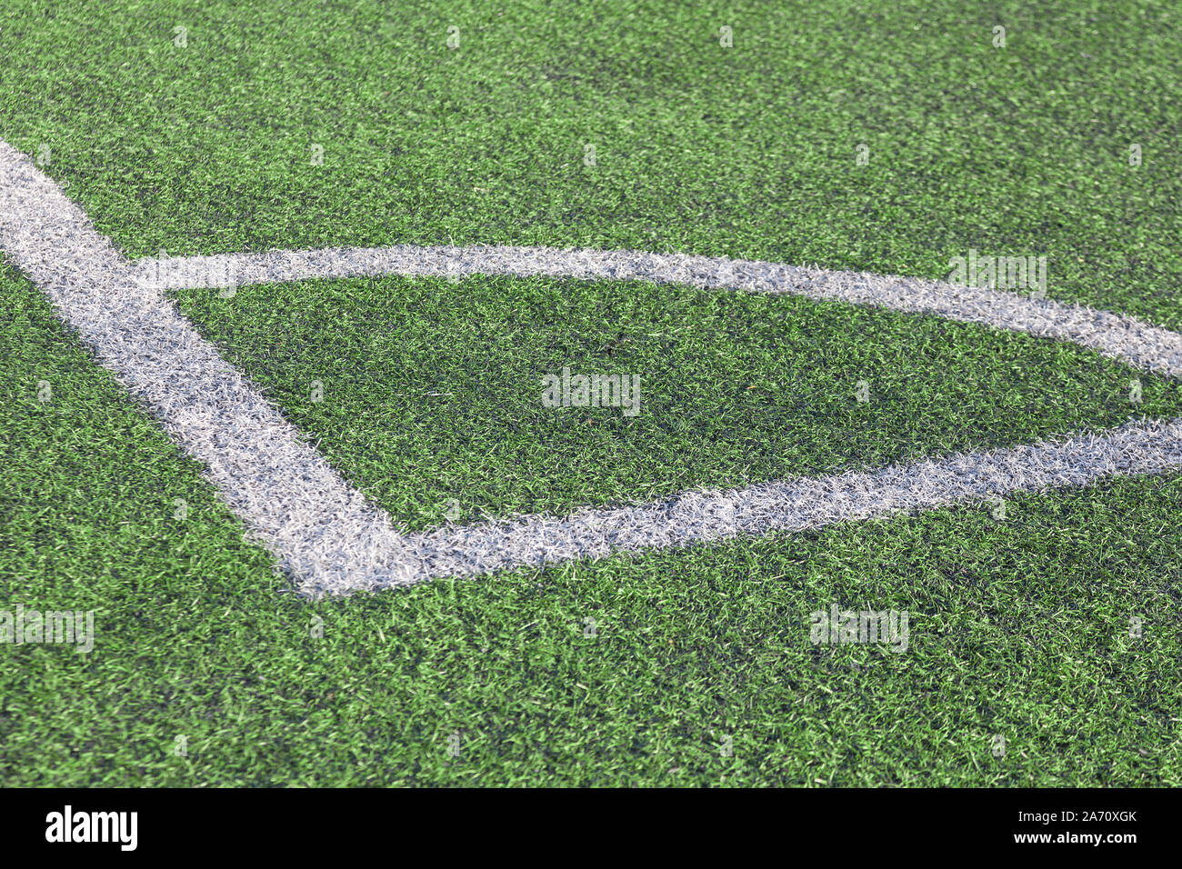 Corner on the football pitch Stock Photo - Alamy