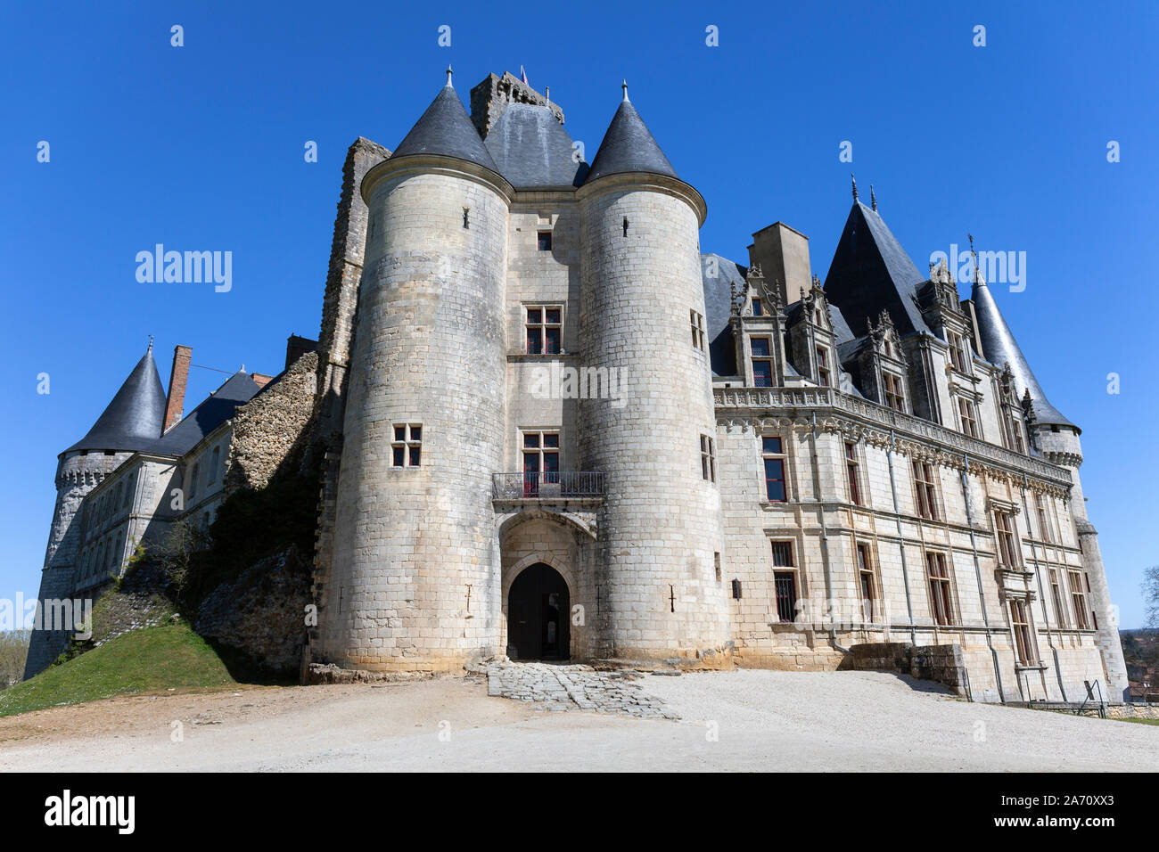 Europe, France, Nouvelle-Aquitaine, Chateau de la Rochefoucauld Stock ...