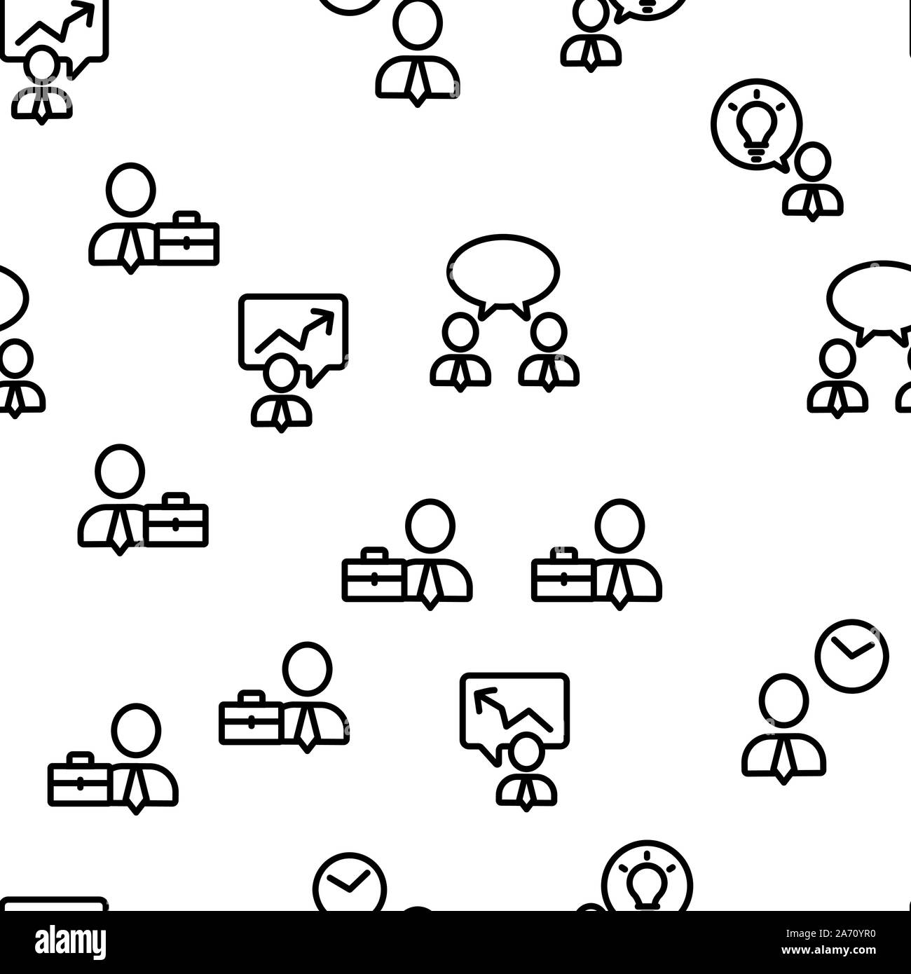 Business People Leader Vector Seamless Pattern Stock Vector Image & Art ...