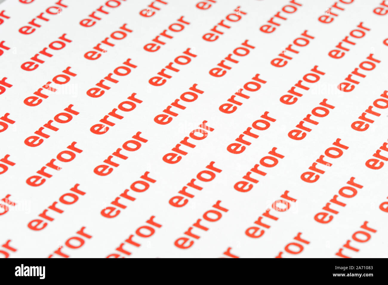 error,mistake,fault on a white background Stock Photo - Alamy