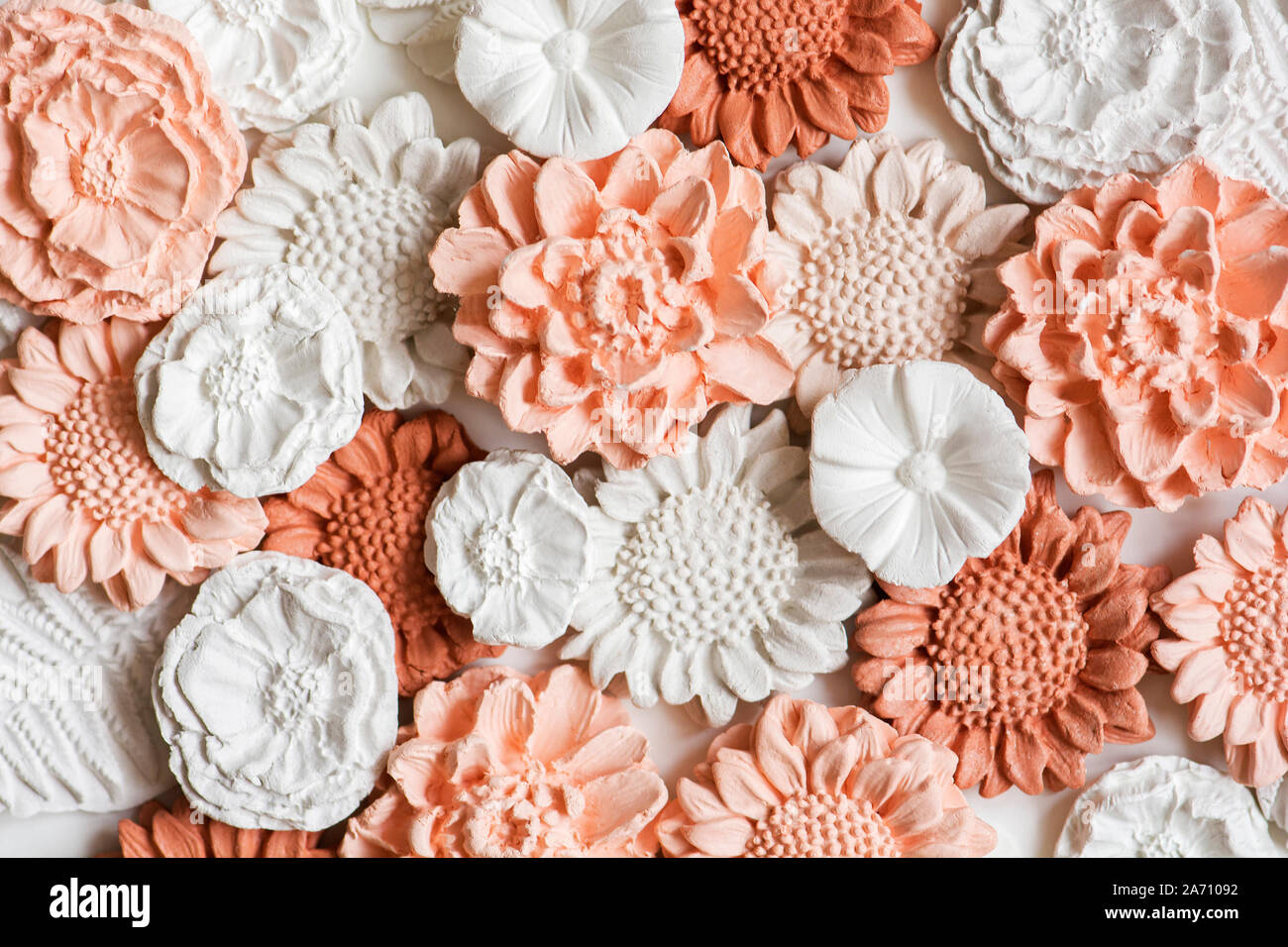 Flower sculpture white background hi-res stock photography and images ...