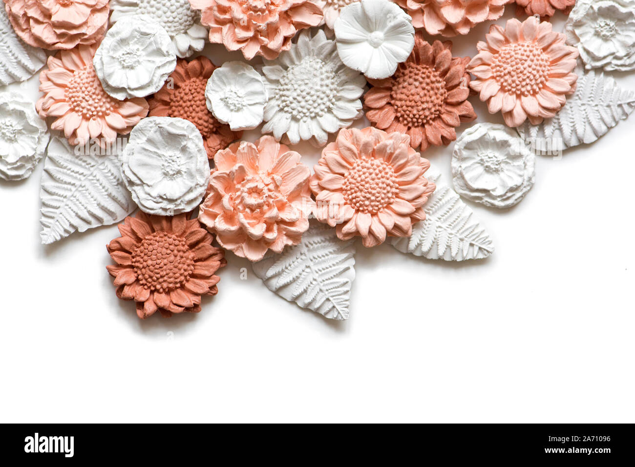 Flower sculpture white background hi-res stock photography and images ...