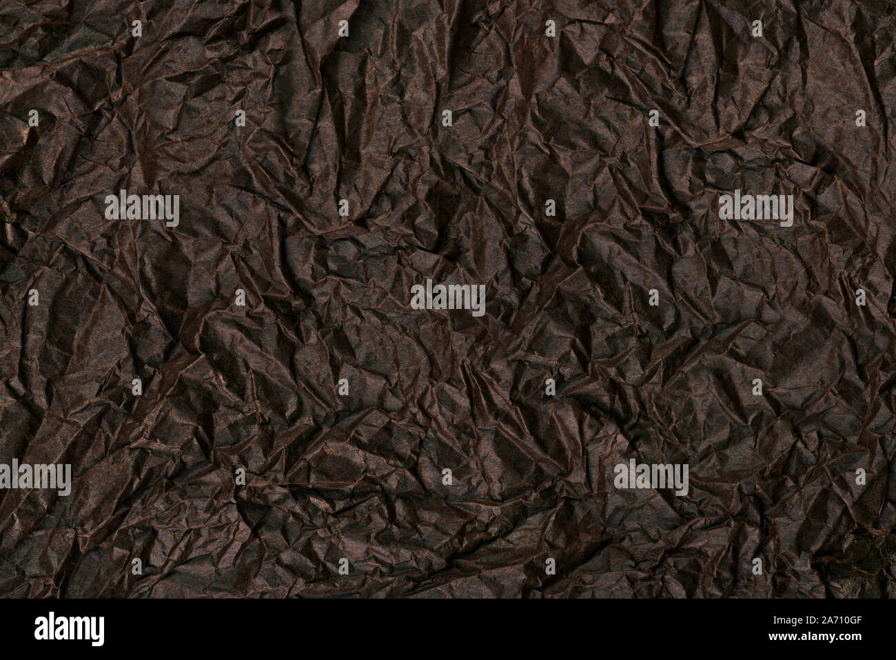 Crushed dark brown paper Stock Photo - Alamy