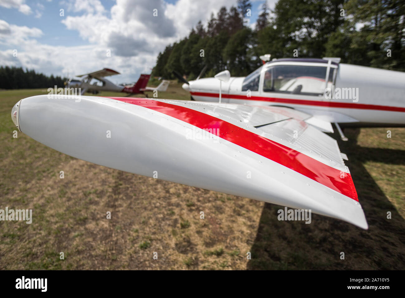modern sports airplane outdoors Stock Photo - Alamy