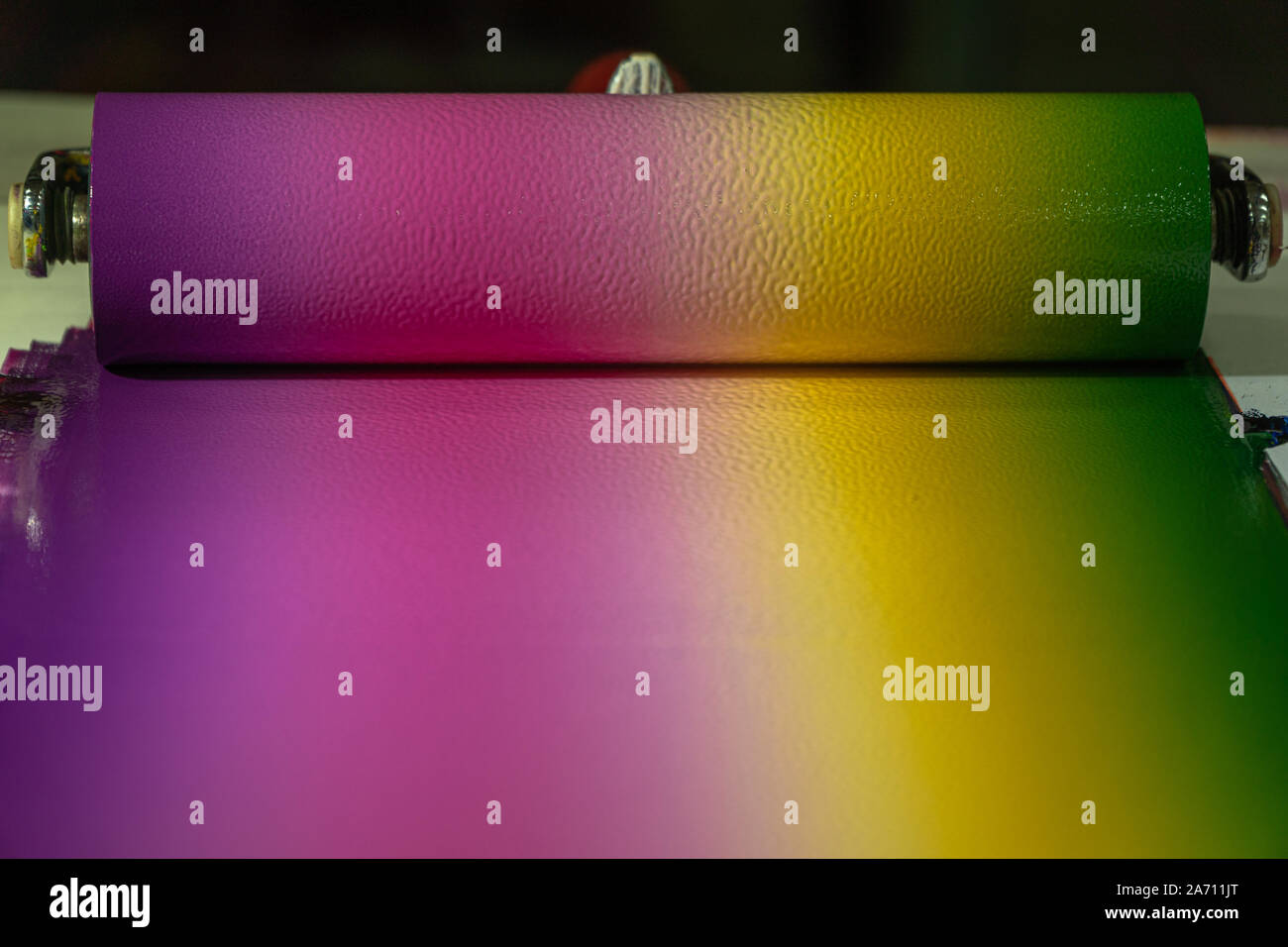 Rolled ink texture hi-res stock photography and images - Alamy