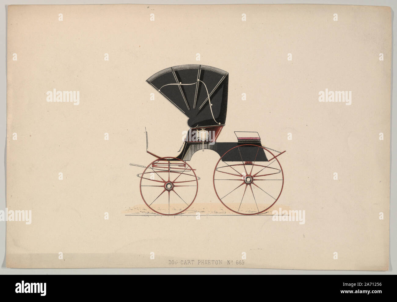 Drawing dog cart hi-res stock photography and images - Alamy