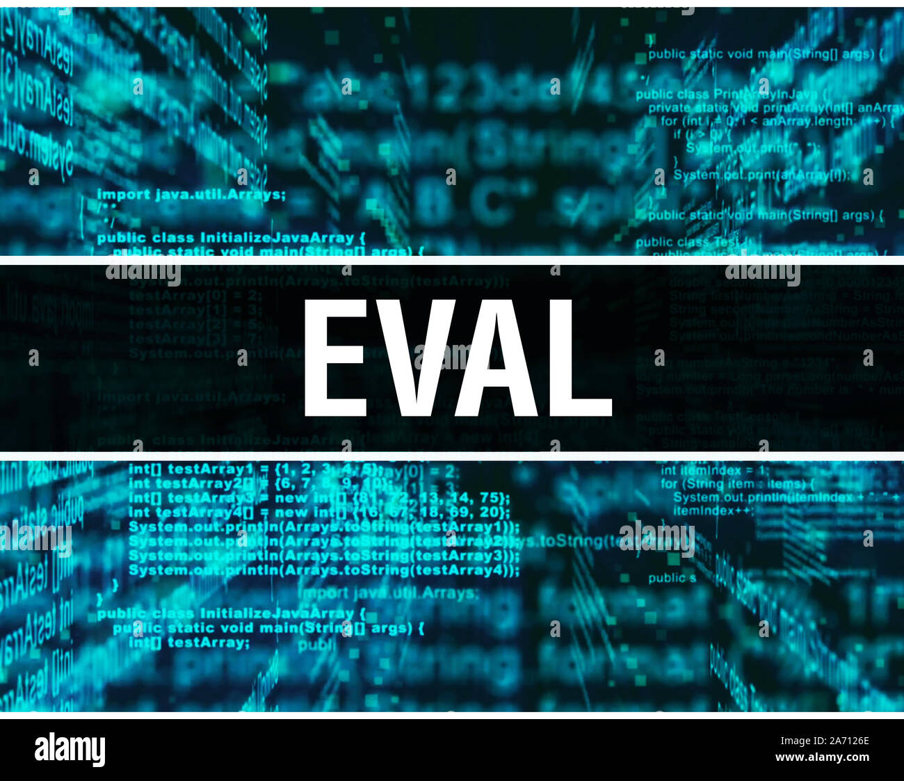 Eval text hi-res stock photography and images - Alamy