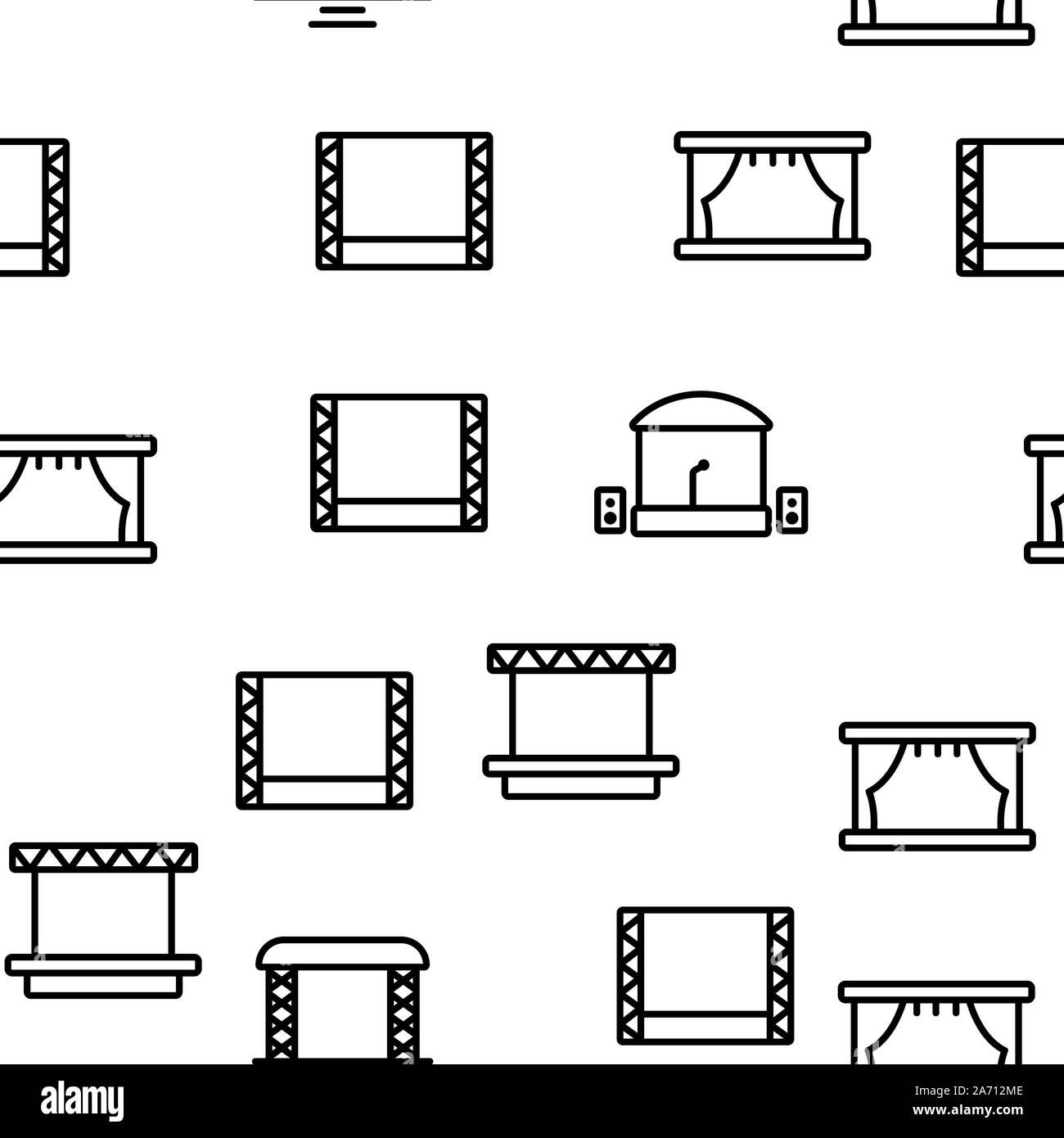 Stage Construction Vector Seamless Pattern Stock Vector Image & Art - Alamy