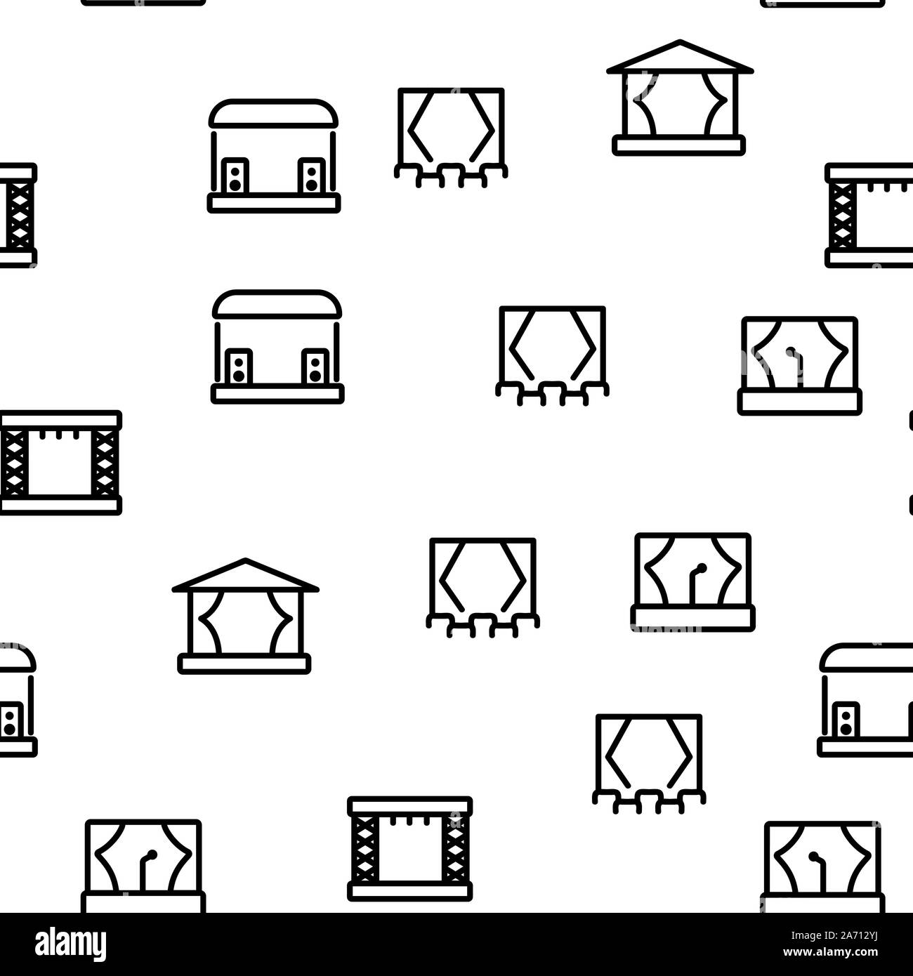 Stage Construction Vector Seamless Pattern Stock Vector Image & Art - Alamy