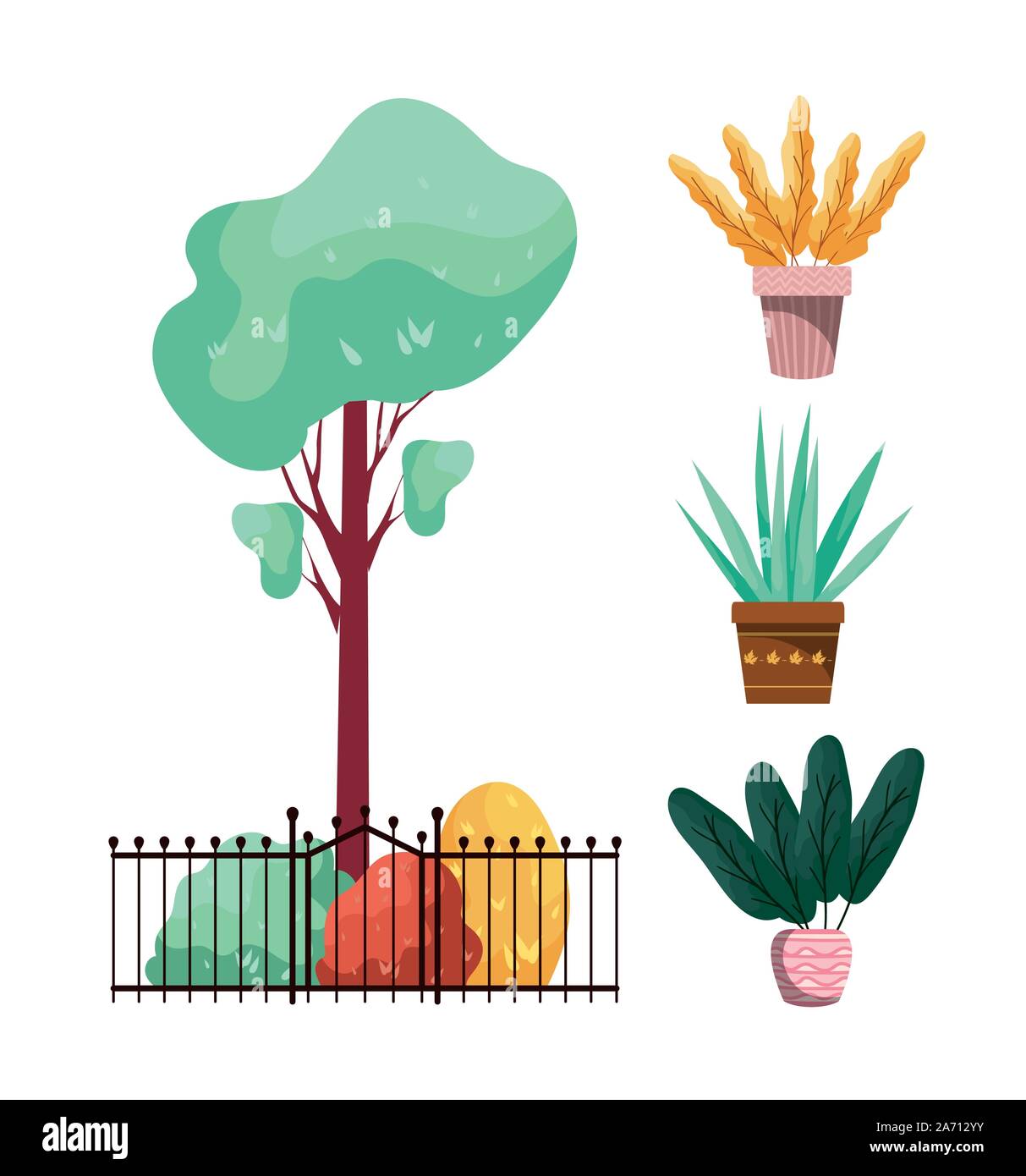 Outdoor Metal Plants Cut Out Stock Images & Pictures - Alamy