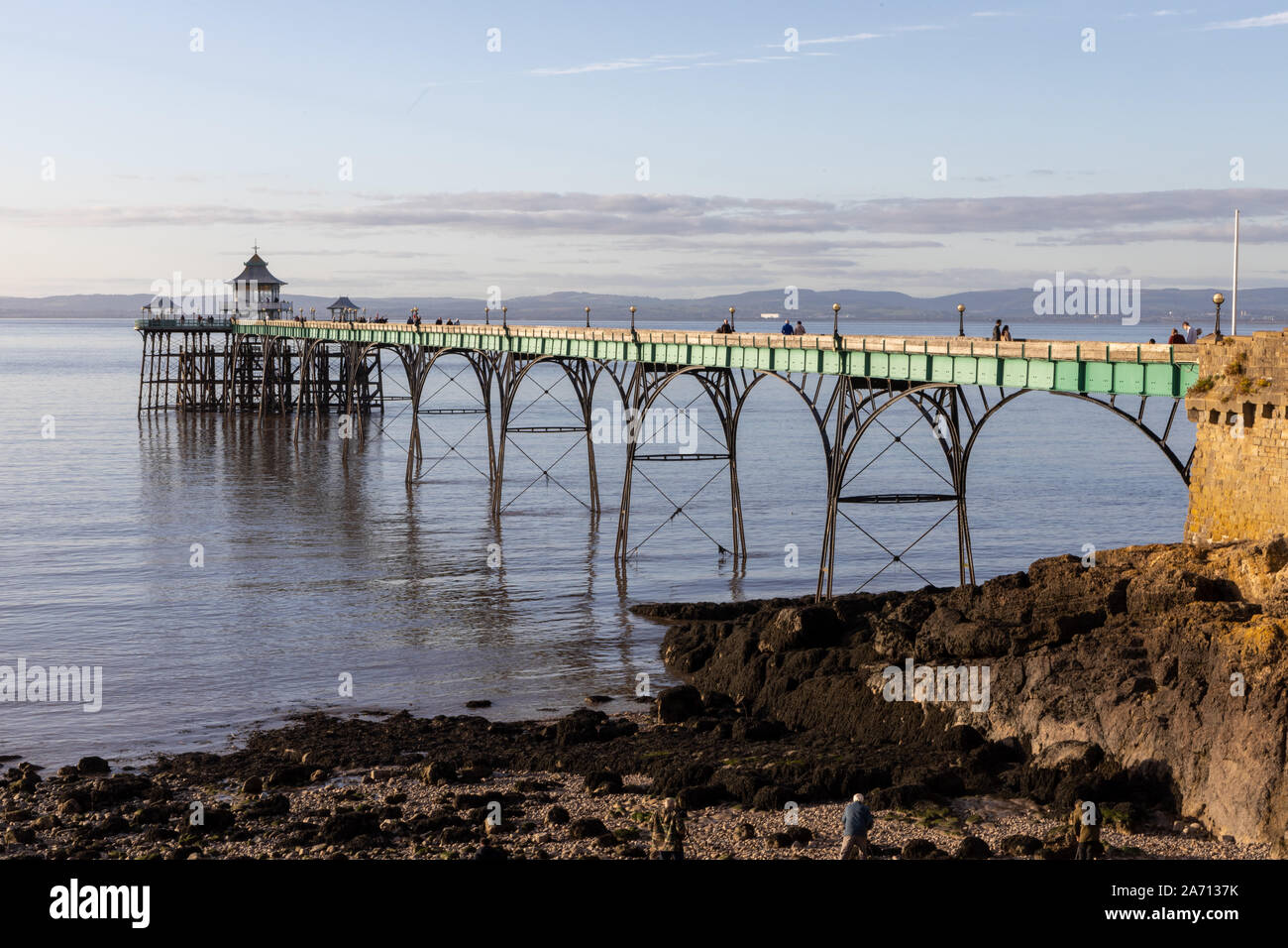 Clevedon pier hi-res stock photography and images - Alamy