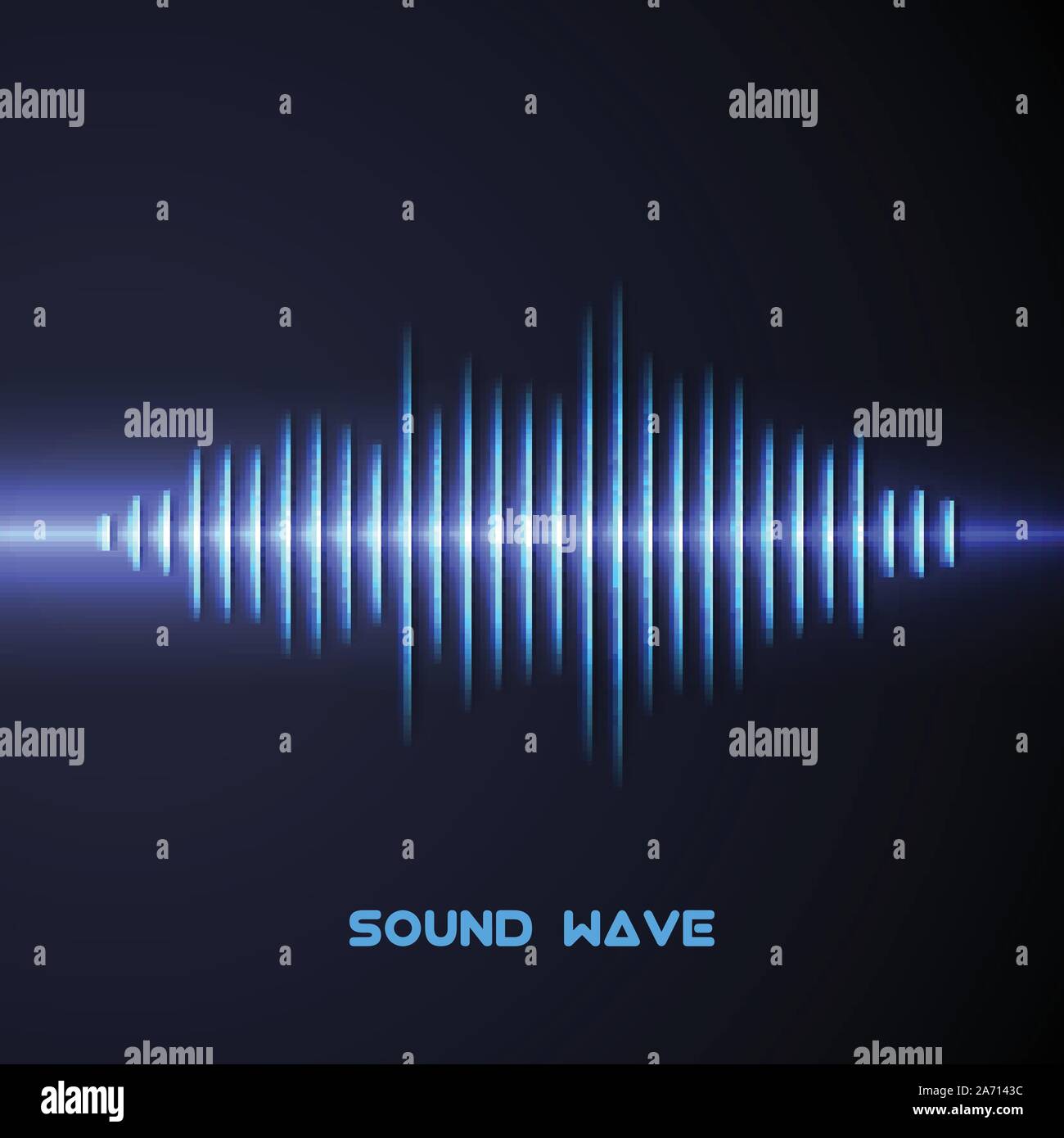 Paper sound waveform with shadow Stock Vector Image & Art - Alamy
