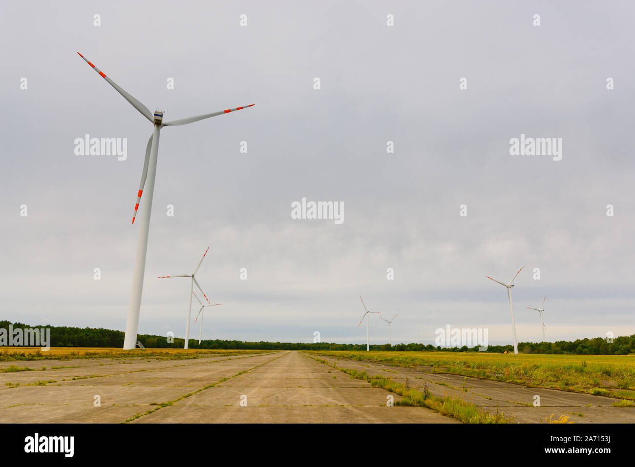 Windturbine. Eco power renewable energy production from wind. Windmill ...
