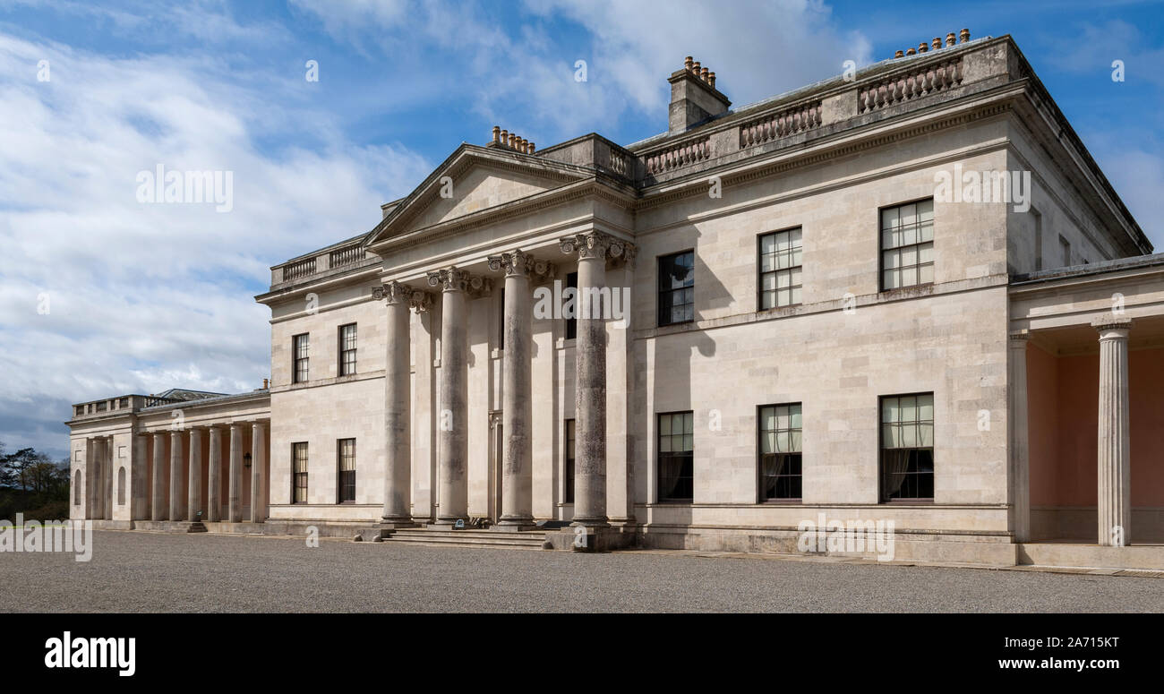 Castle Coole Mansion, 18th Century Gothic Façade, Enniskillen, County ...