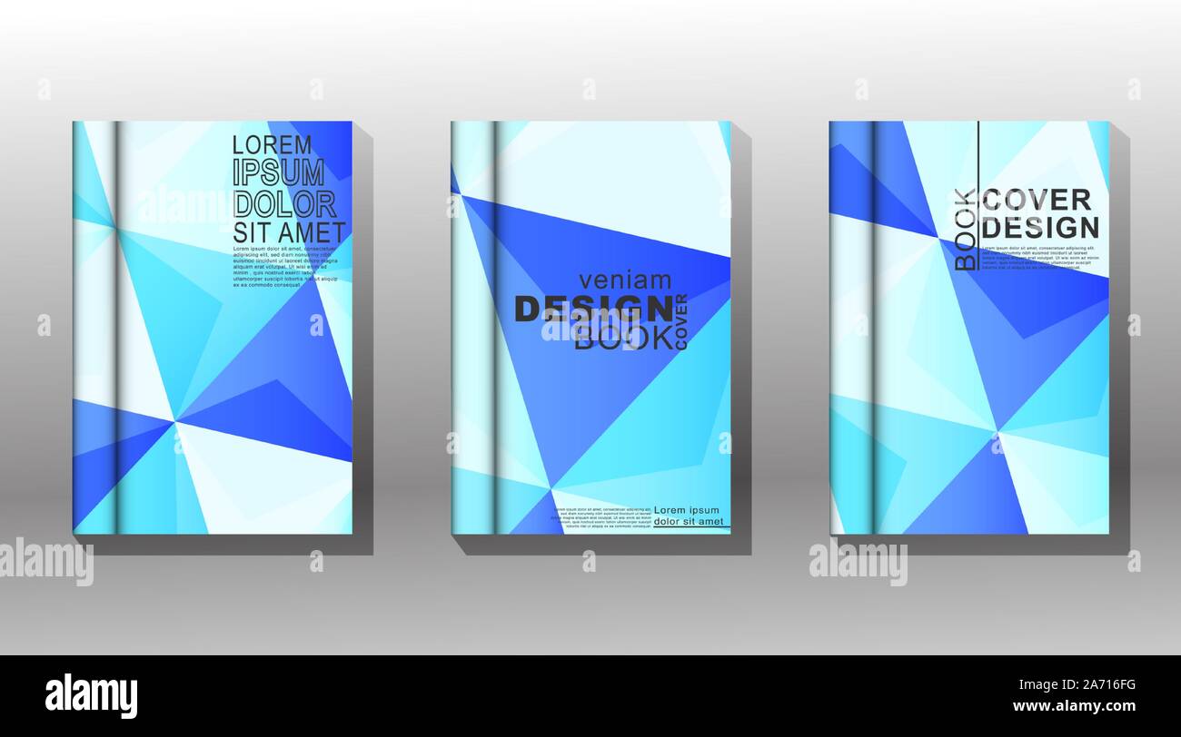 Vector collection of book covers, brochures etc. Abstract background ...