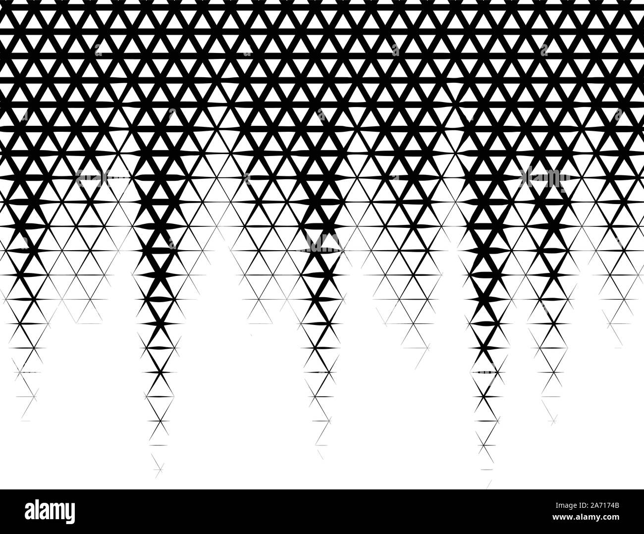 Background with gradient of triangle shaped cells grid Stock Vector ...