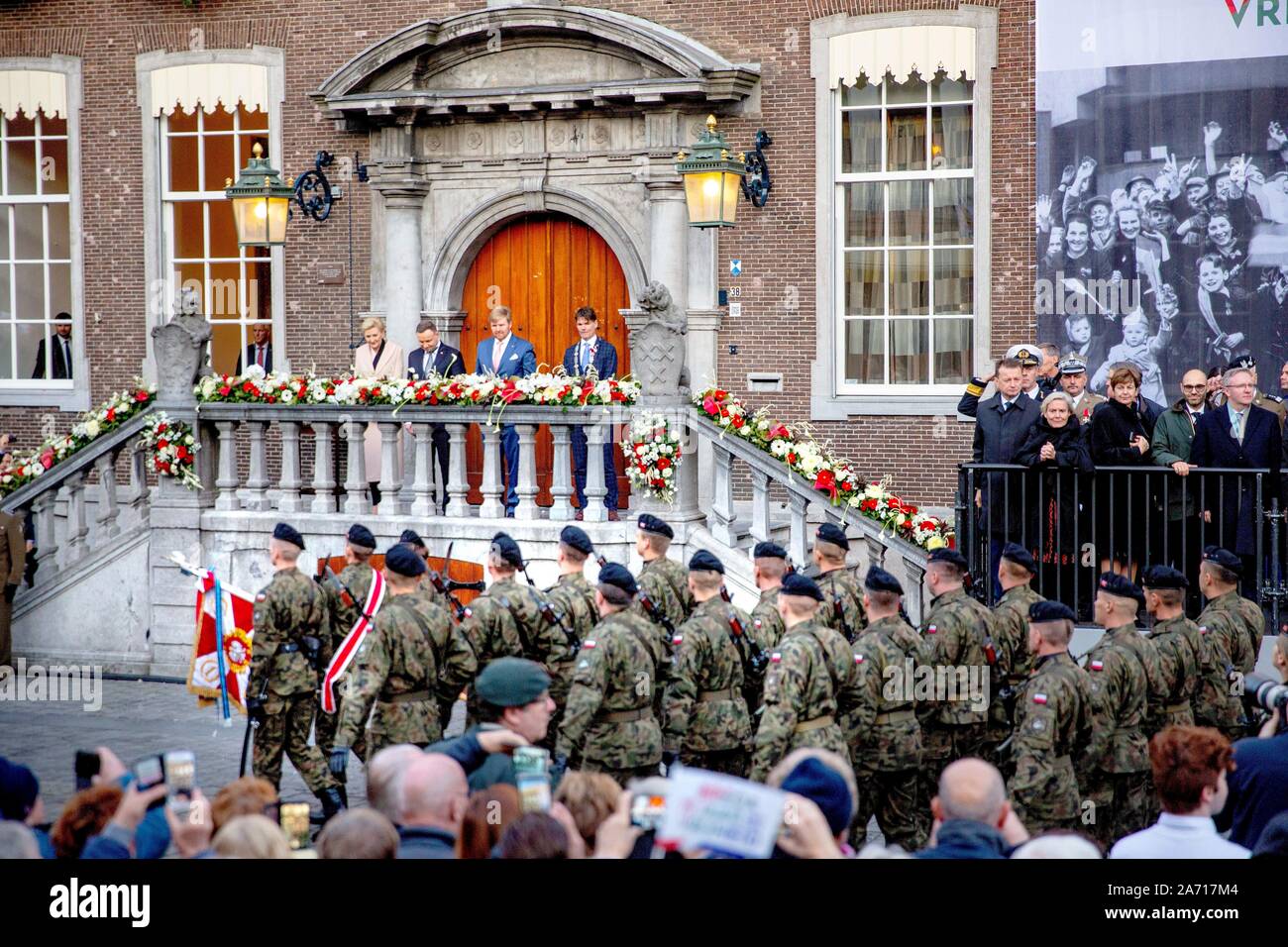Breda, Netherlands. 29th Oct, 2019. King Willem-Alexander, President ...