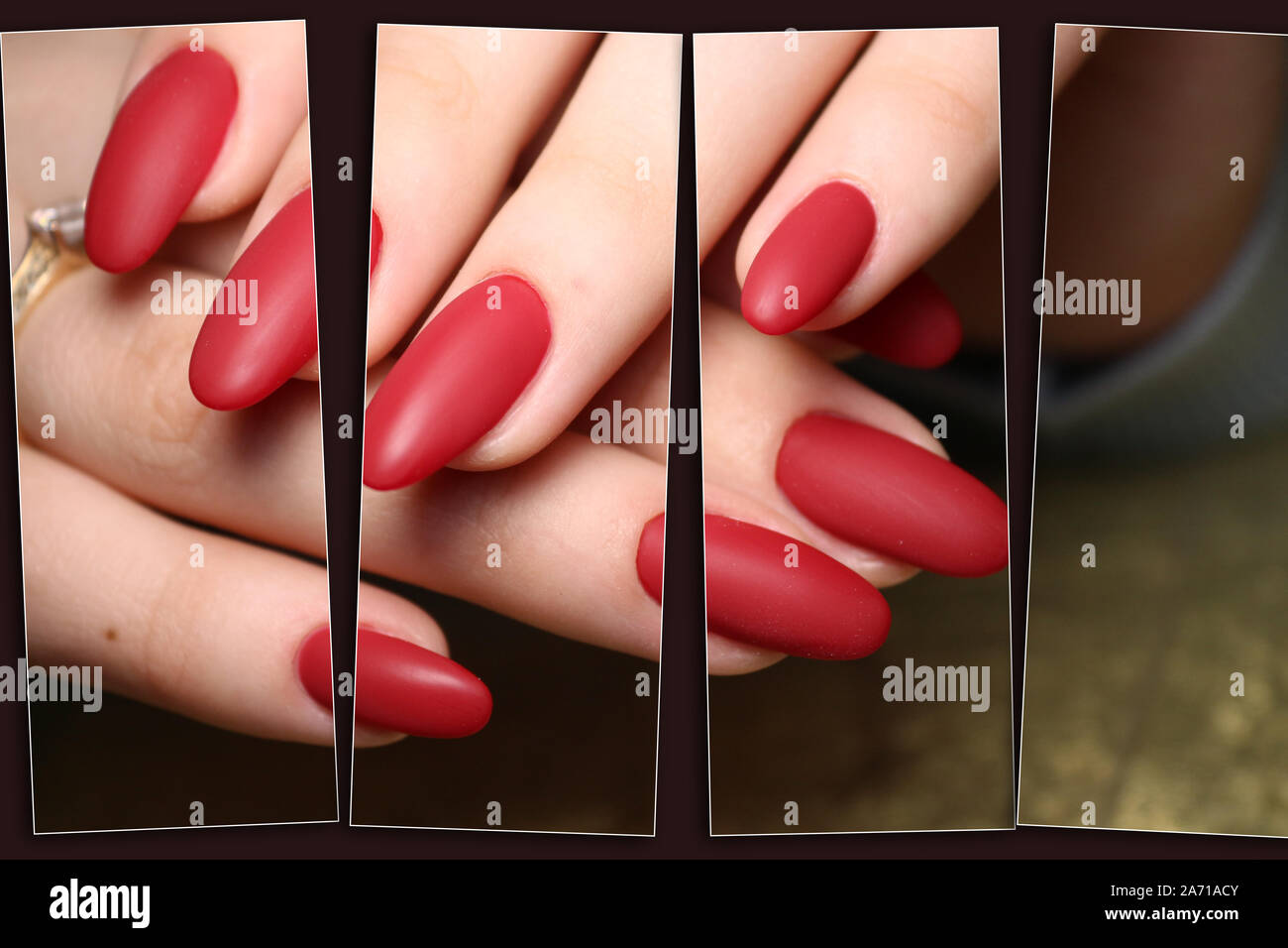 Manicure design collage Stock Photo - Alamy