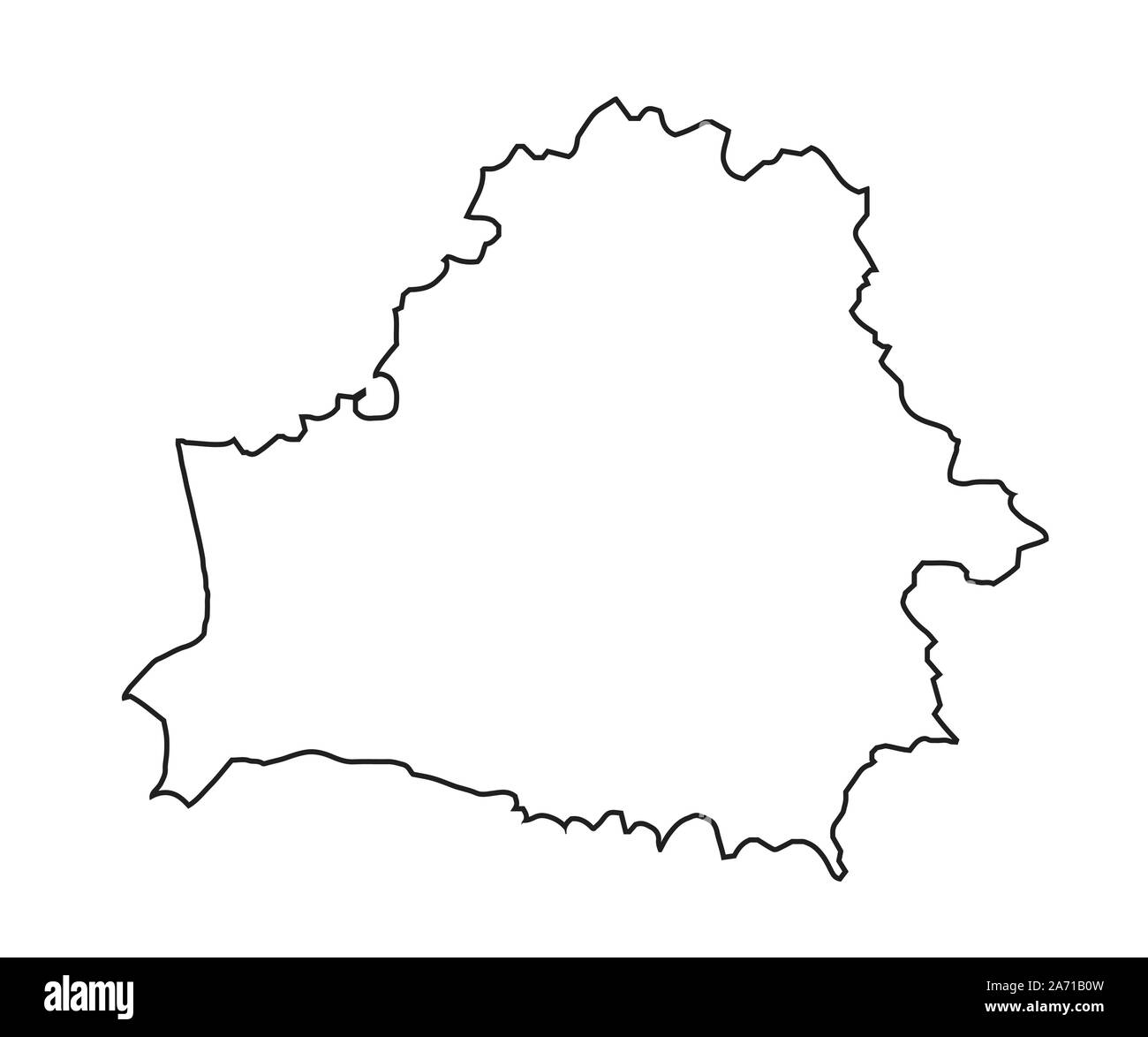 Belarus outline Stock Vector Images - Alamy