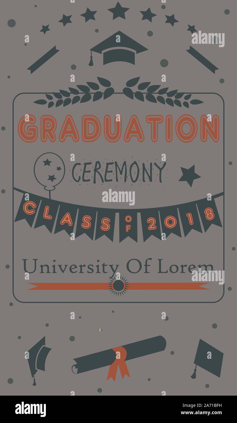 2018 Graduation Background Clip Art