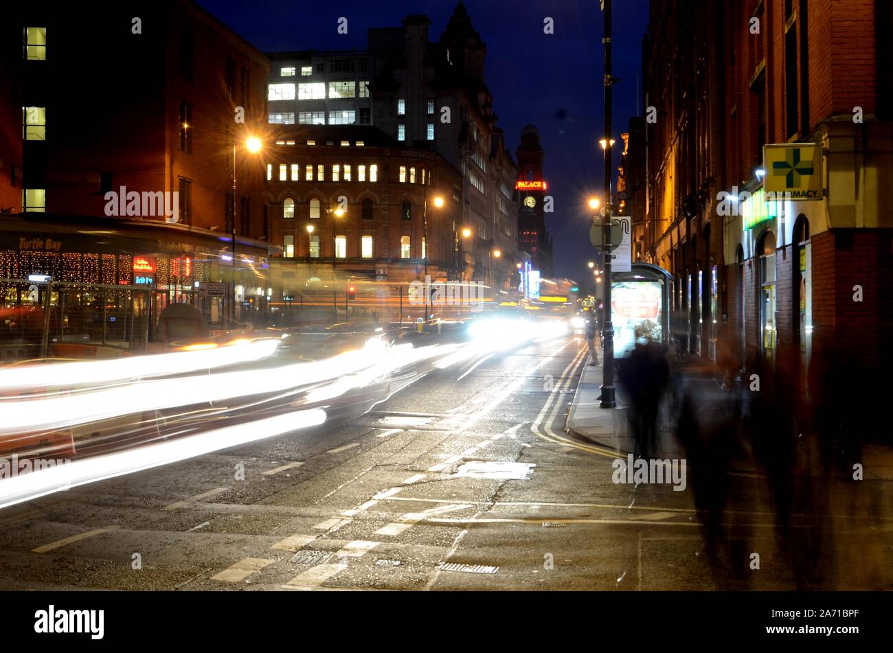 Manchester light trails hi-res stock photography and images - Alamy
