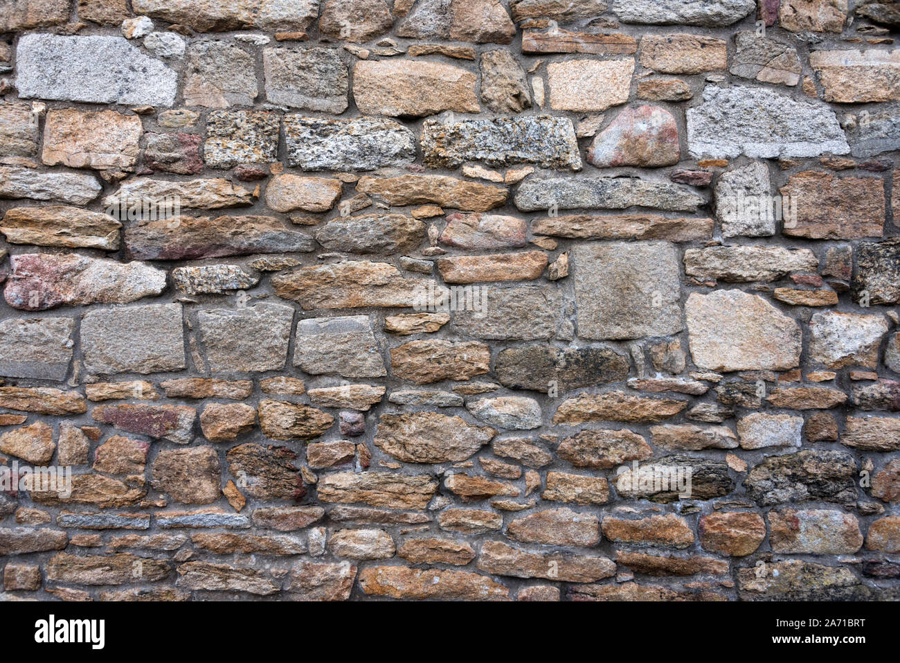 Texture of a stone wall. Old castle stone wall background. Wall made of ...