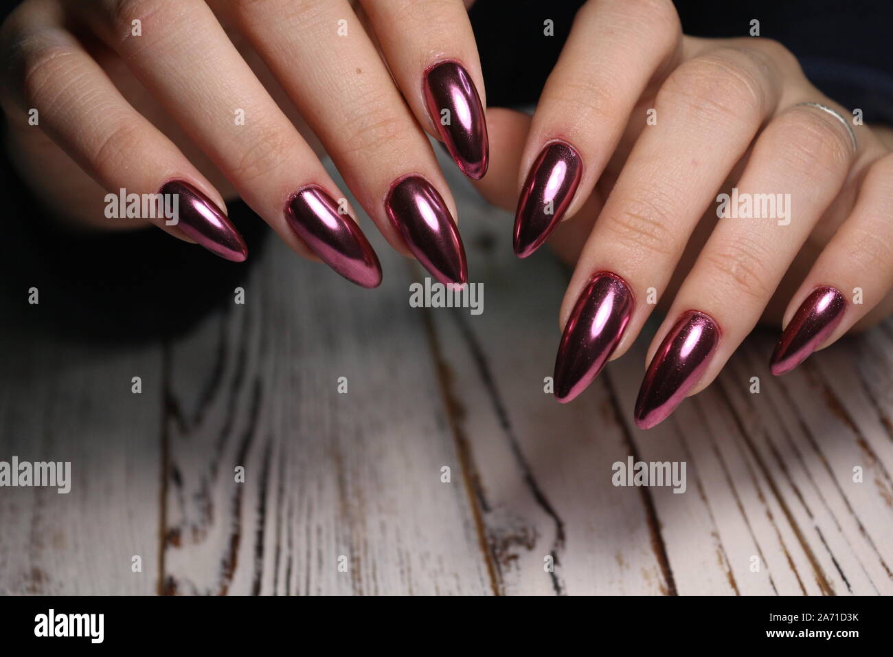 Manicure design, polish tips Stock Photo - Alamy