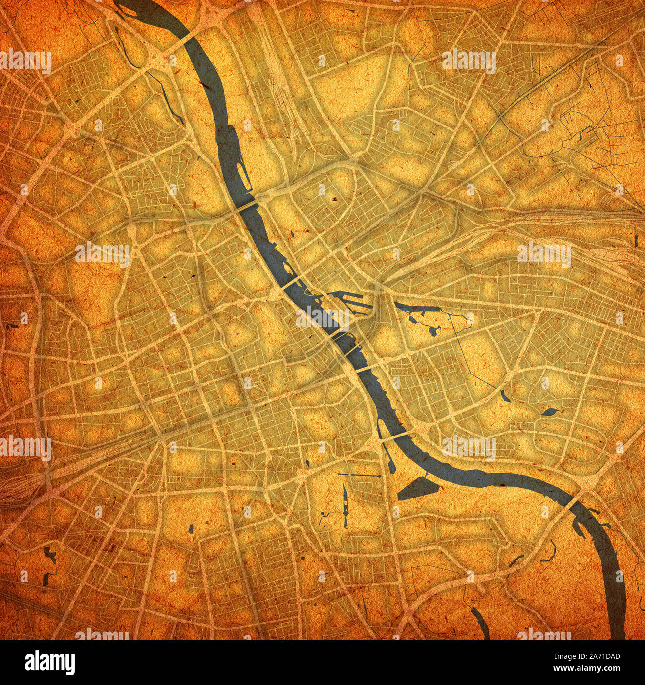 Old warsaw city map hi-res stock photography and images - Alamy