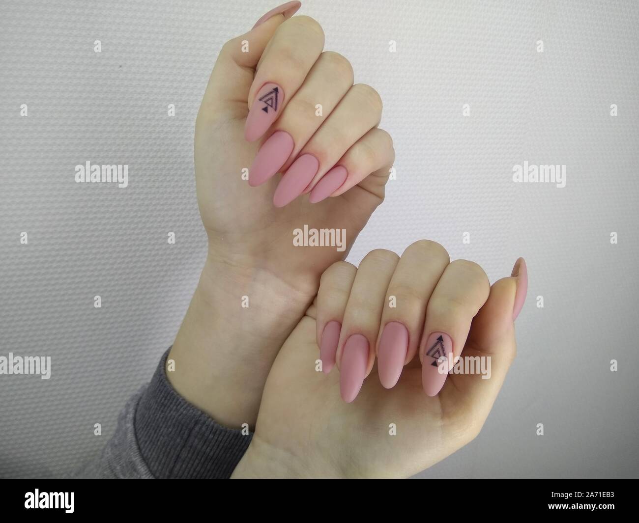Manicure design, polish tips Stock Photo - Alamy