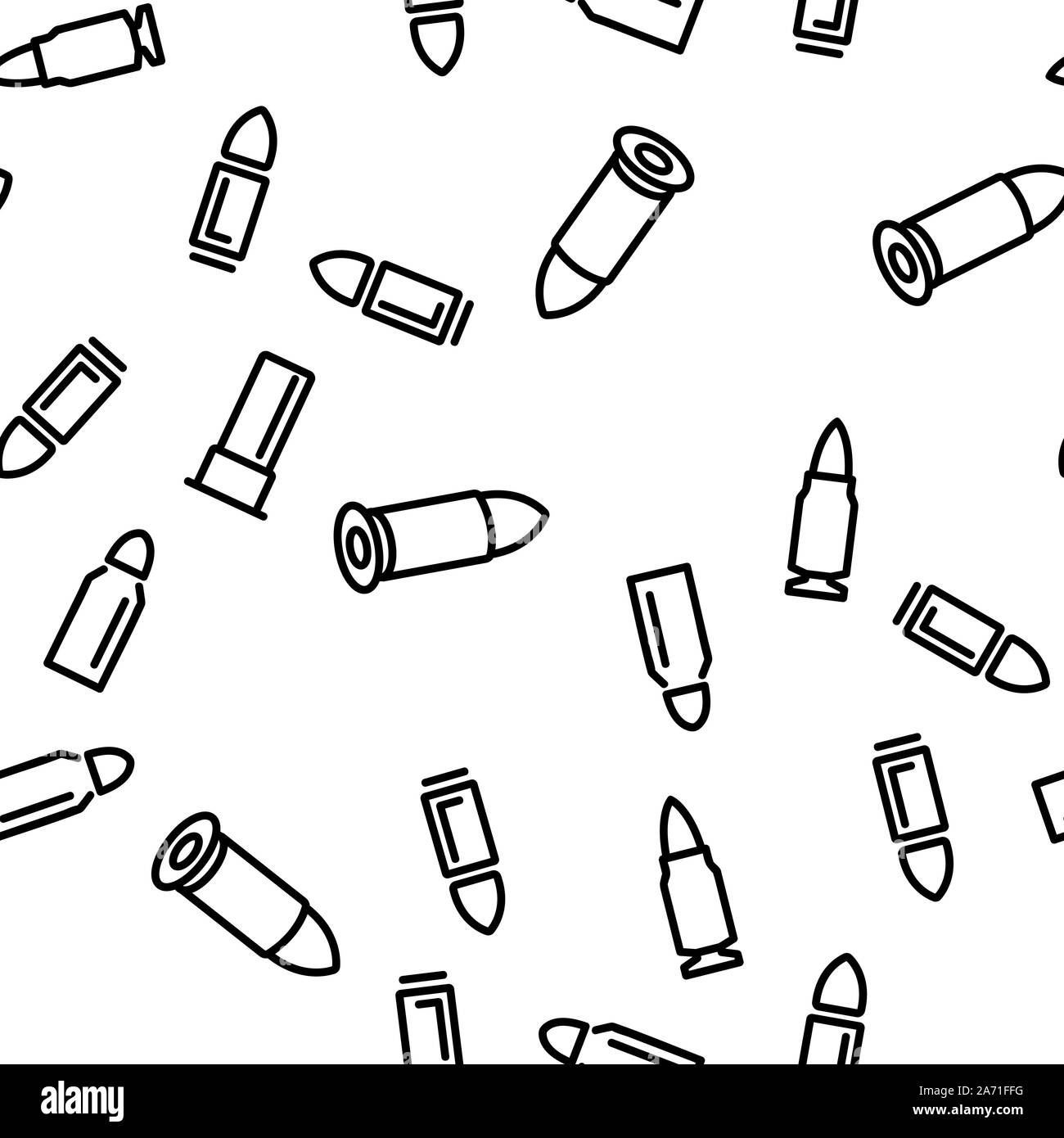 Bullet Ammunition Vector Seamless Pattern Stock Vector Image & Art - Alamy