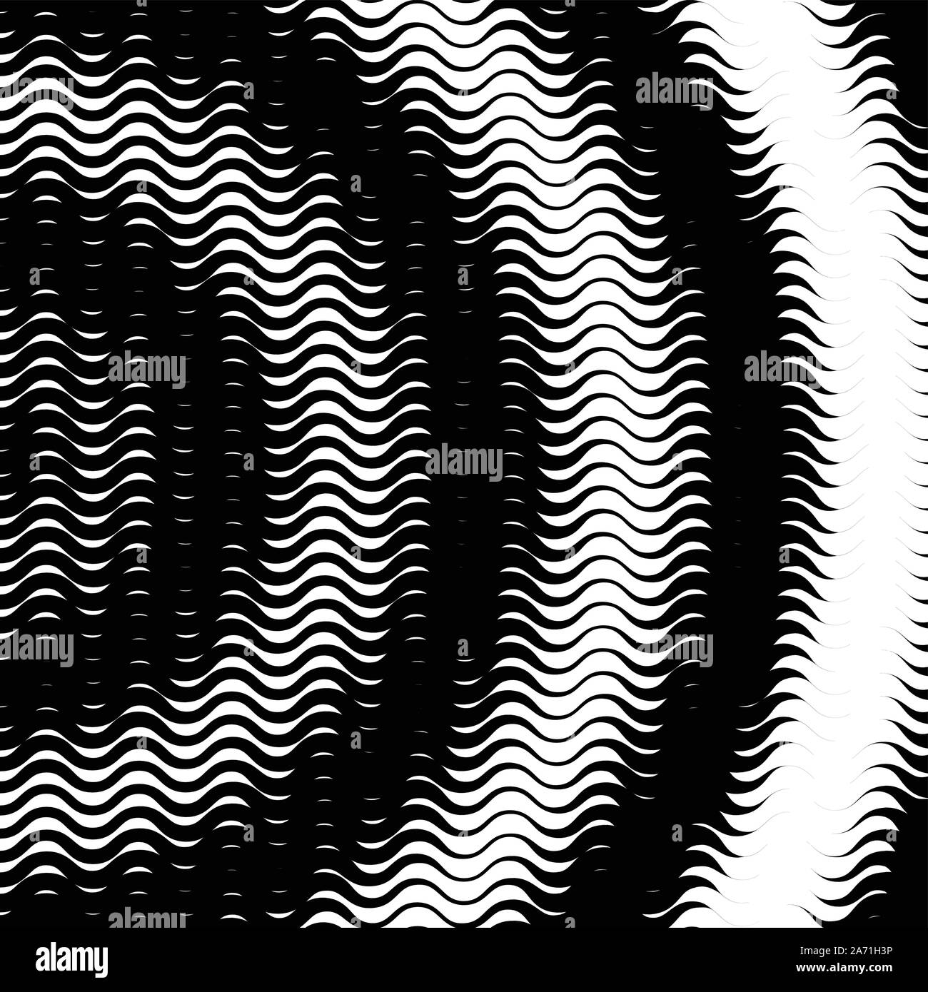 Background with gradient of black and white wave lines Stock Vector ...