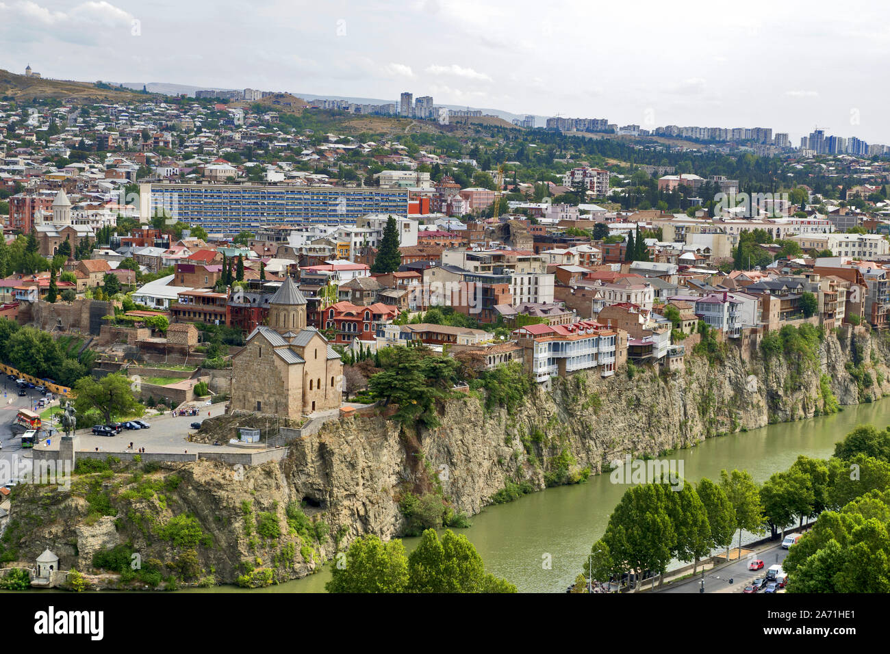 Metekhi cliff hi-res stock photography and images - Alamy